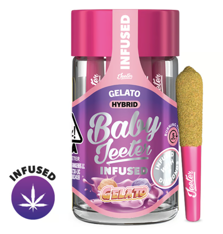 Baby Jeeter Infused Hybrid Gelato Liquid Diamond Infused Premium Joints ...